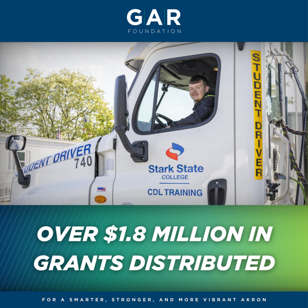 GAR Awards Over $1.8 Million in Grants to 17 Akron-Area Nonprofits | GAR Foundation